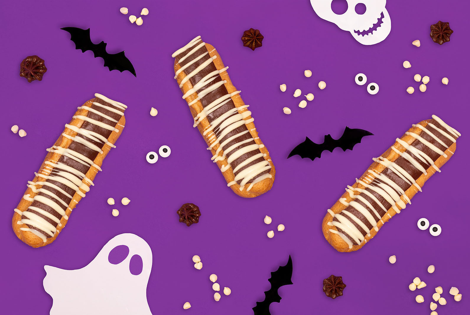 The Delicious Dessert Company Halloween Profiteroles & Eclairs