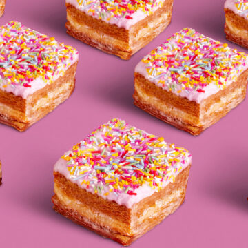 Raspberry Funfetti Yum Yums | The Delicious Dessert Company